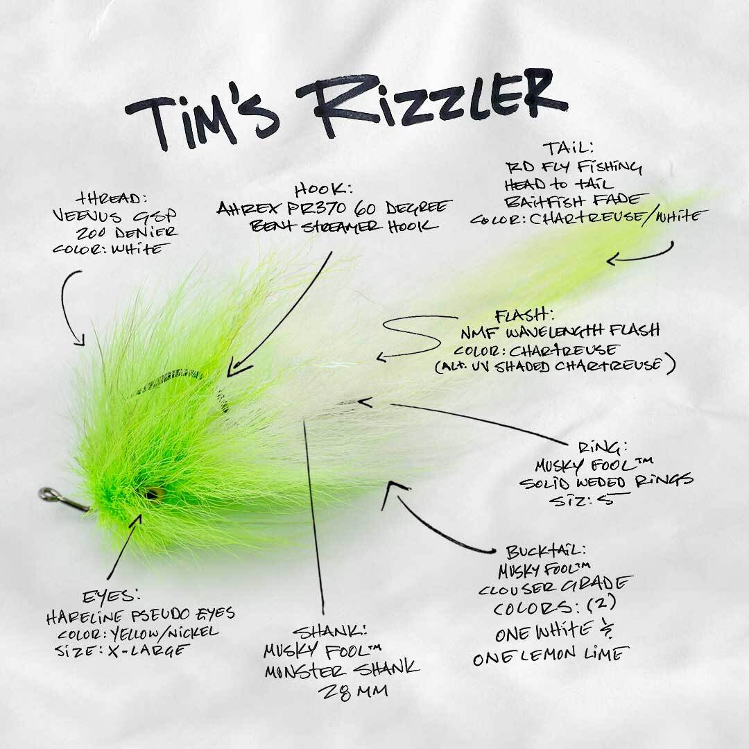 Tie the Rizzler: A Killer Musky Fly by Tim O’Connor – Musky Fool