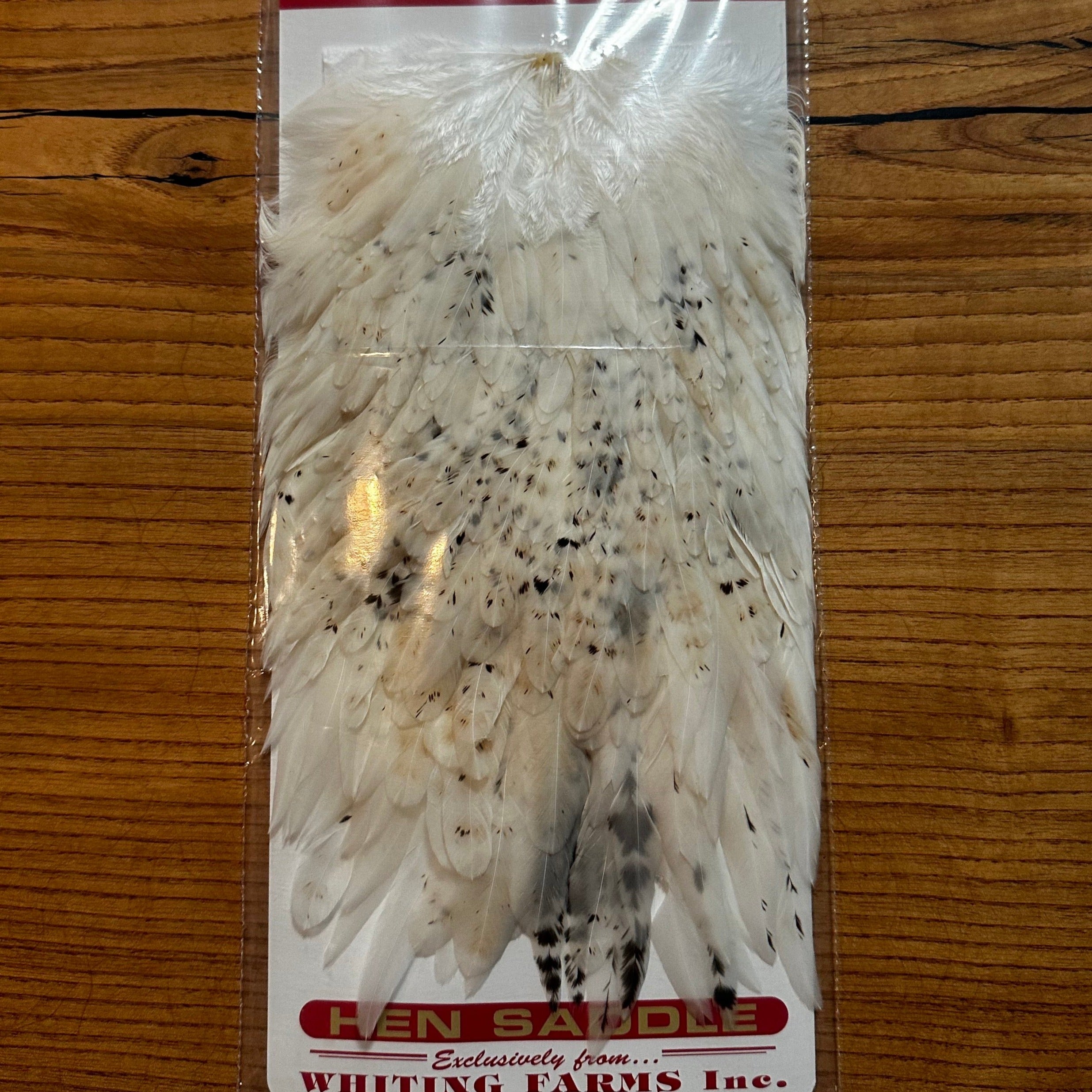 Whiting Farms Hen Saddle – Musky Fool